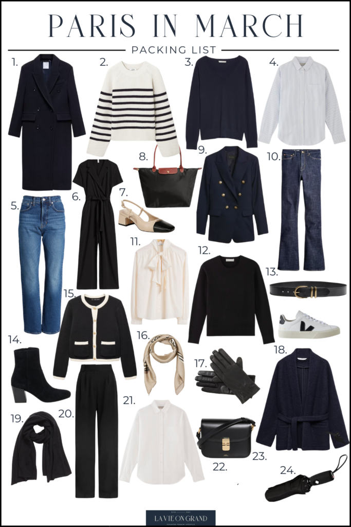 What To Pack For Paris In March | La Vie On Grand