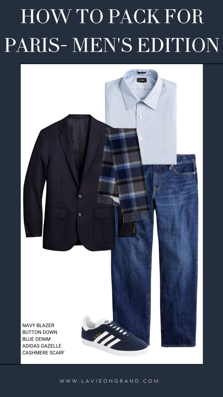 What To Wear In Paris For Men | LaVieOnGrand