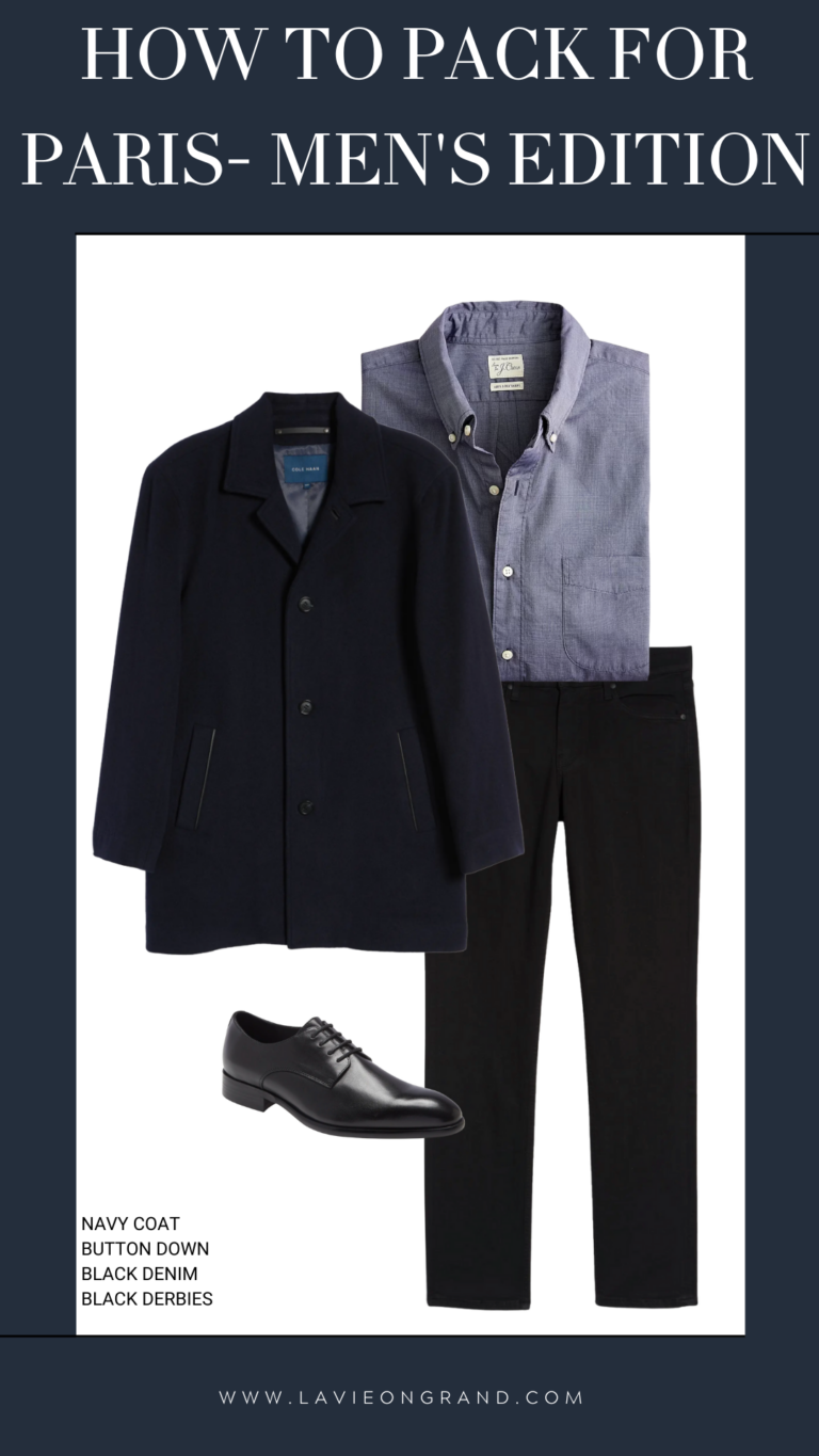 What To Wear In Paris For Men | LaVieOnGrand
