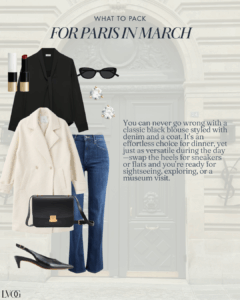 What to pack and wear for Paris in March and Spring | La Vie On Grand